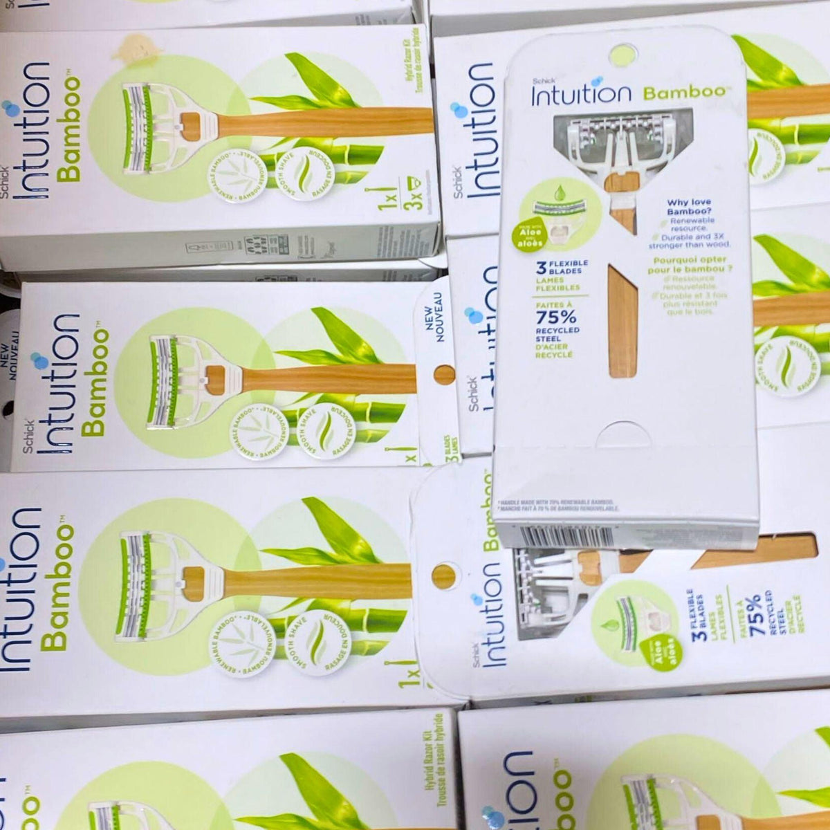 Intuition Bamboo Hydrid Razor Kit | Discount Wholesalers Inc